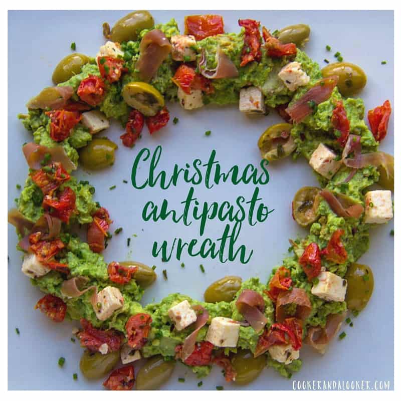 Christmas Antipasto Wreath - Cooker and a Looker